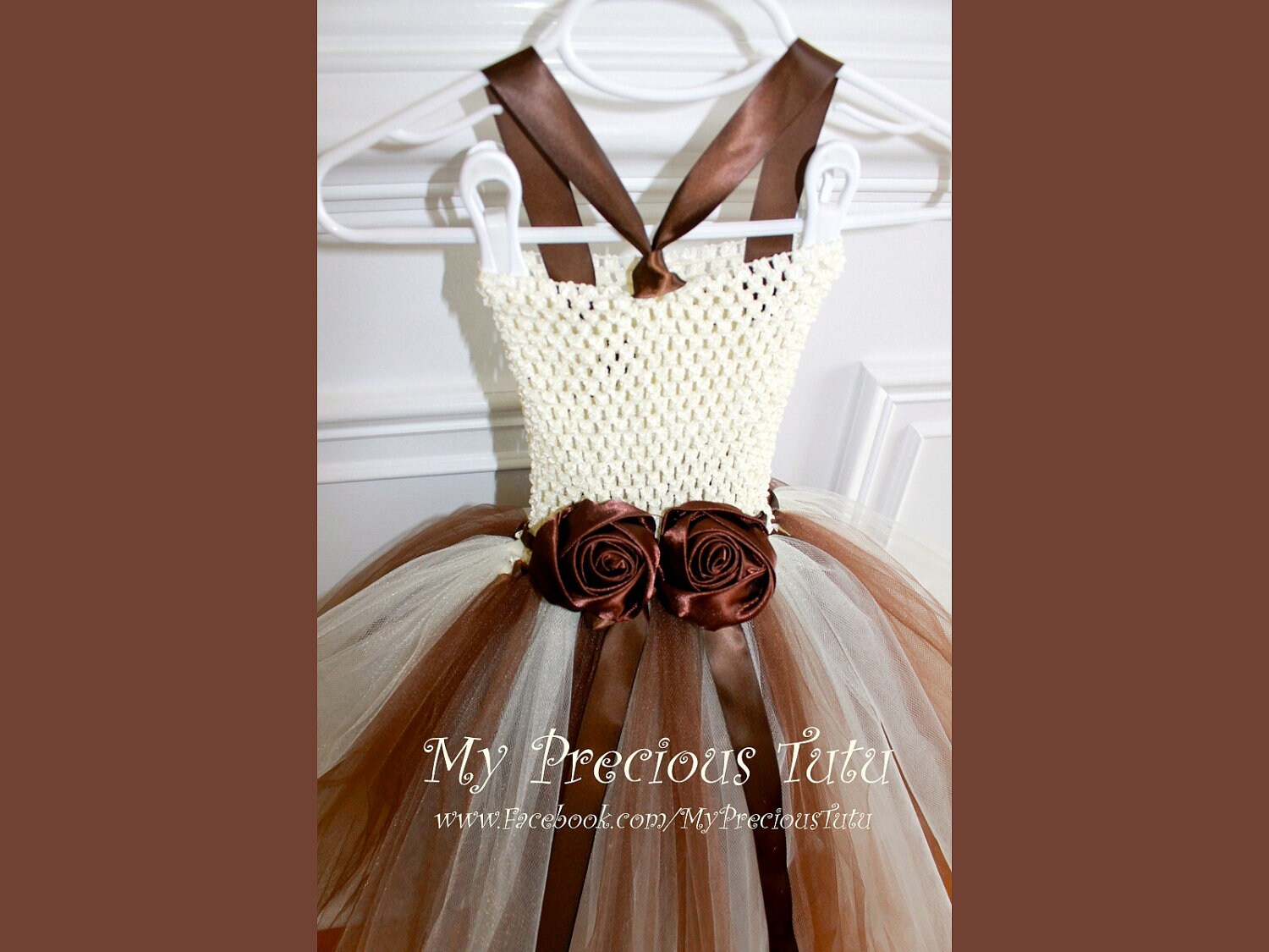 Brown Tutu Dress Ivory Tutu Dress Girls Tutu Dress Girls | Etsy