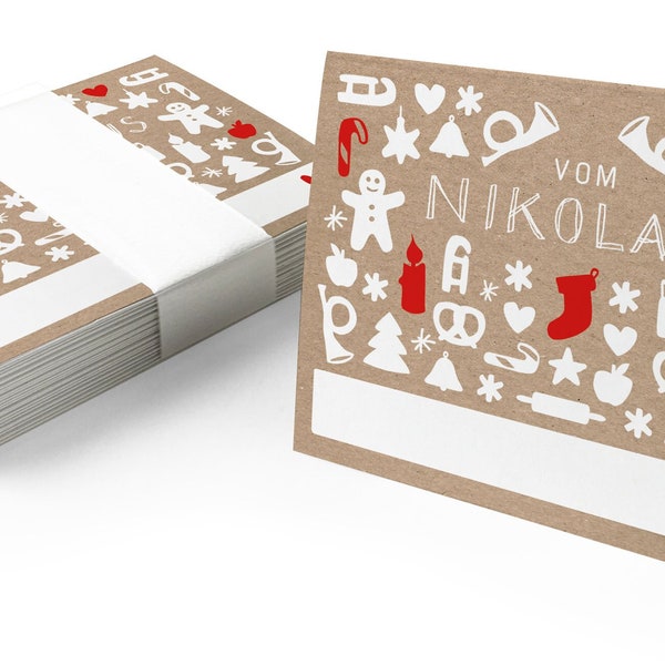 Mini Christmas Tags - Etsy