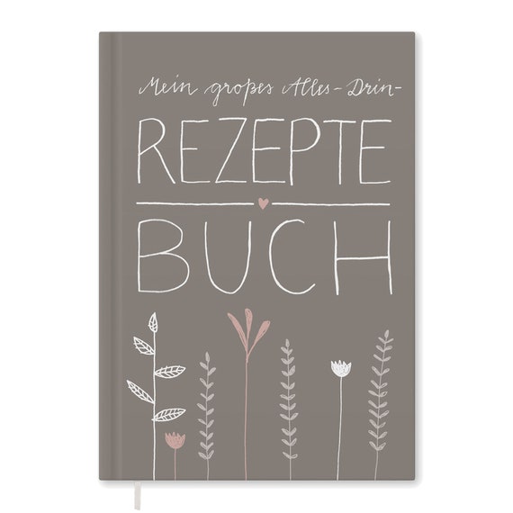 Leeres Kochbuch Cover Design Everything In One Recipe Book In A5 For