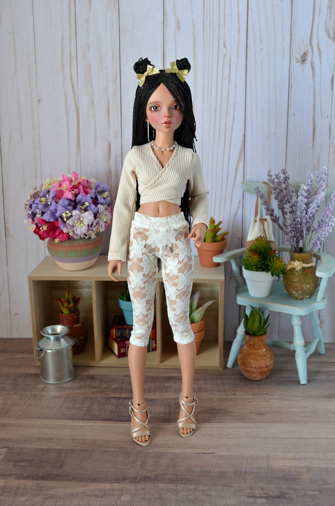 Lace Capri Leggings for Minifee and Similar Sized Slim MSD BJD Dolls - Etsy