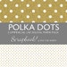 INSTANT DOWNLOAD Gold Glitter Polka Dots Digital Paper 12x12 | Etsy