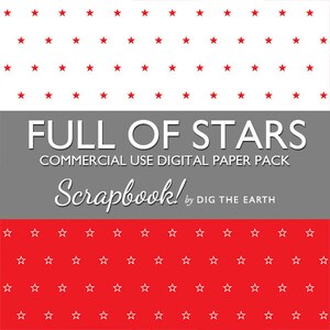 INSTANT DOWNLOAD Full of Stars Wallpaper Digital Collage Sheets 12x12 ...
