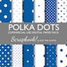 INSTANT DOWNLOAD Polka Dots Digital Collage Sheets 12x12 Inch Set of 12 ...