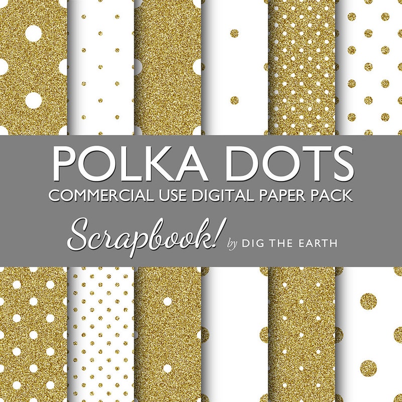 Glitter Digital Paper - Etsy