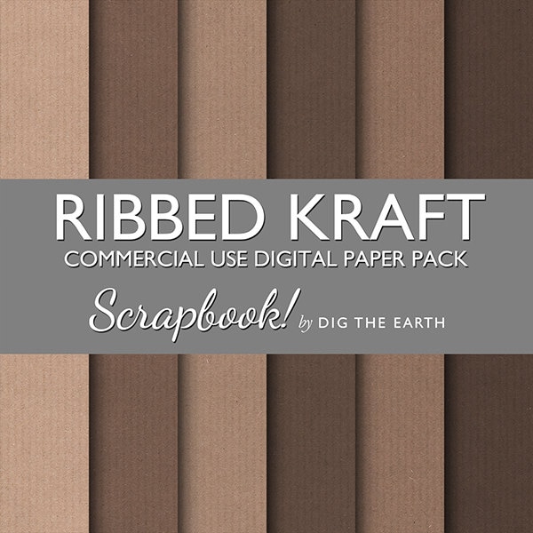Digital Paper Kraft - Etsy