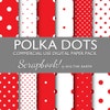 INSTANT DOWNLOAD Polka Dots Digital Collage Sheets 12x12 Inch Set of 12 ...