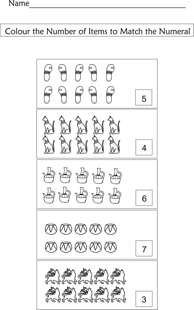 Basic math for preschoolers - hisaza