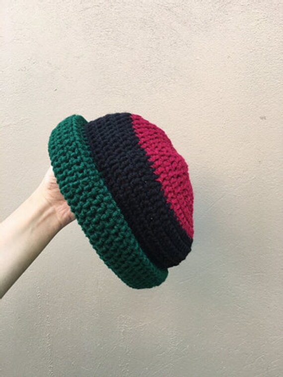 Garveyite Natty Roll up Crochet Tam/ Watch Cap/ Crochet Hat/ - Etsy
