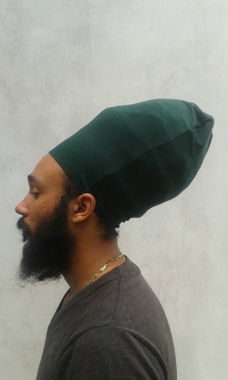 HUNTER GREEN Unisex Loc Cap lycra Tams-Stocking Caps for locs | Etsy