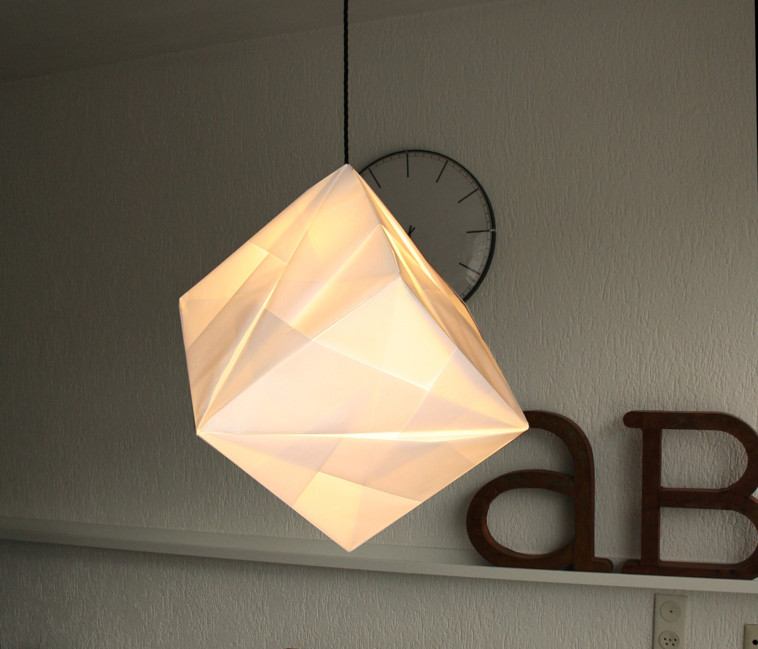 Origami Lamp Cube - Etsy