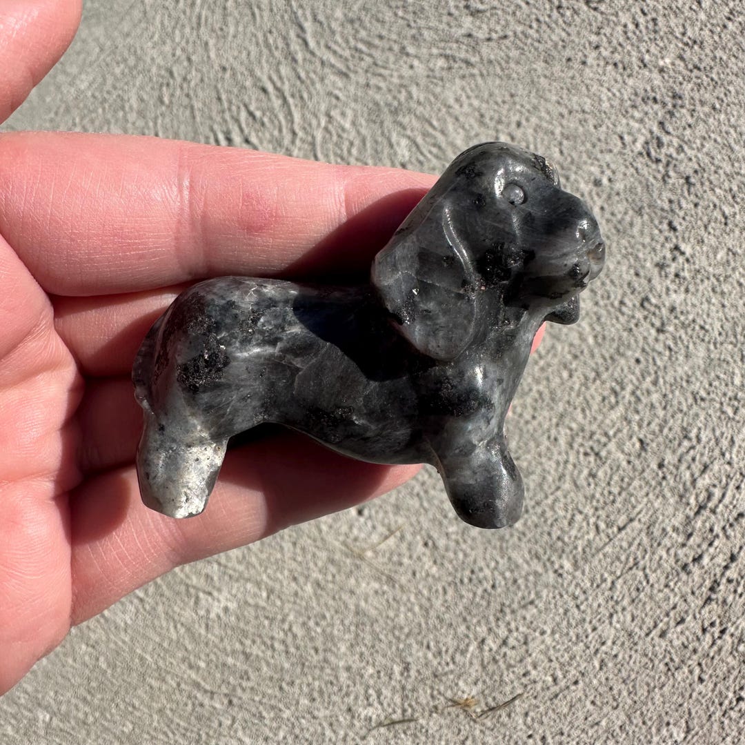 Small Crystal Dachshund Weiner Dog Carvings - Etsy