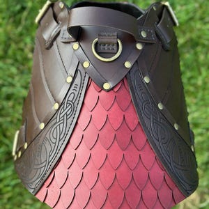 Ulf Leather Dog Harness Armor - Etsy
