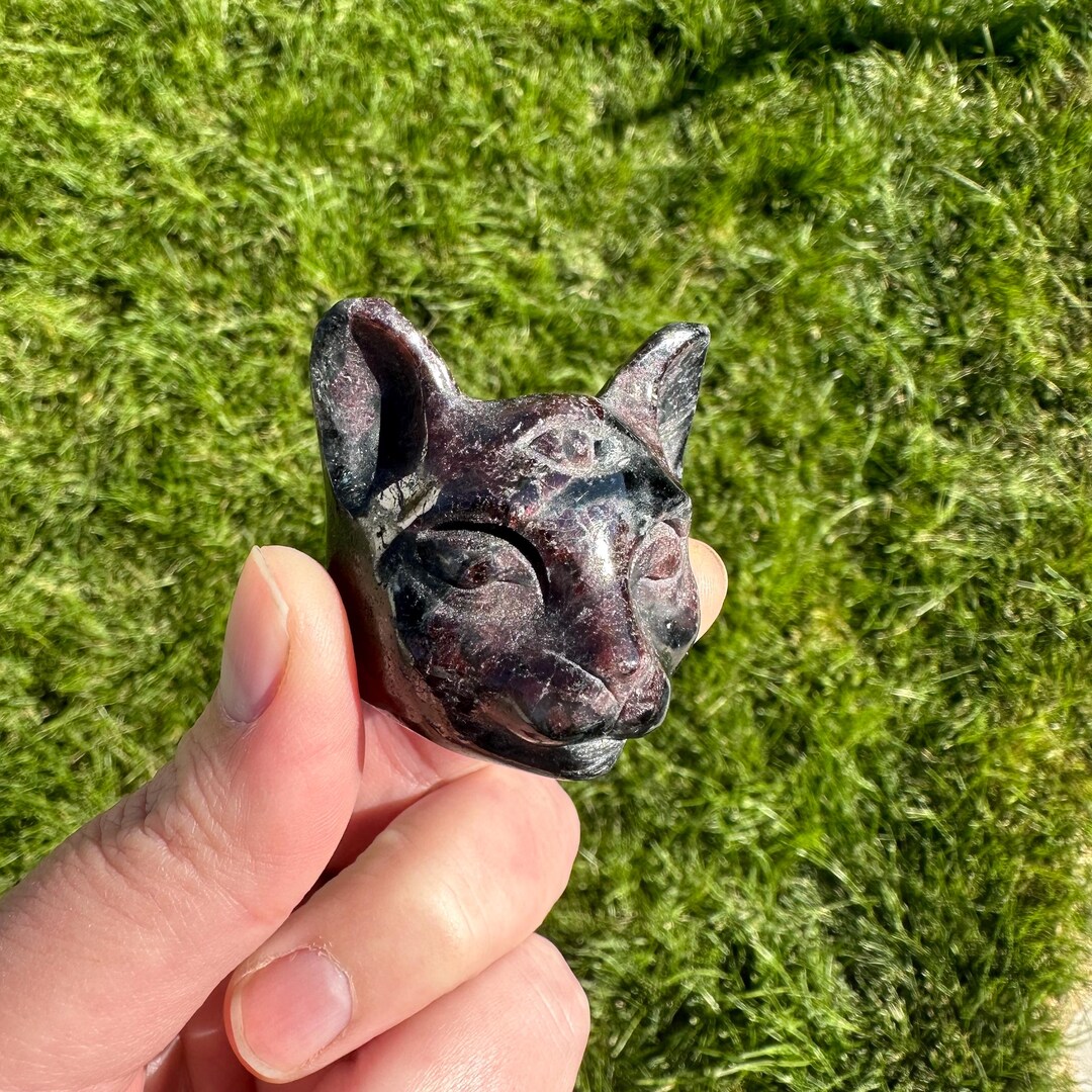 Crystal Stone Cat Head Bangle Rings - Etsy