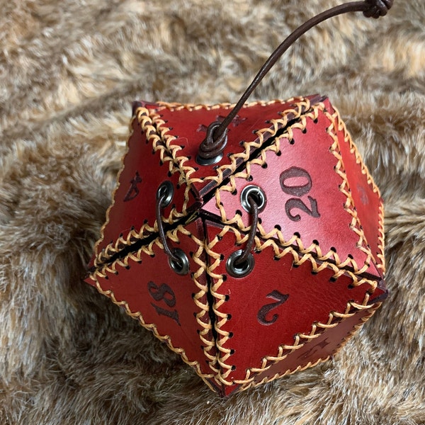 Leather Dice Bag - Etsy