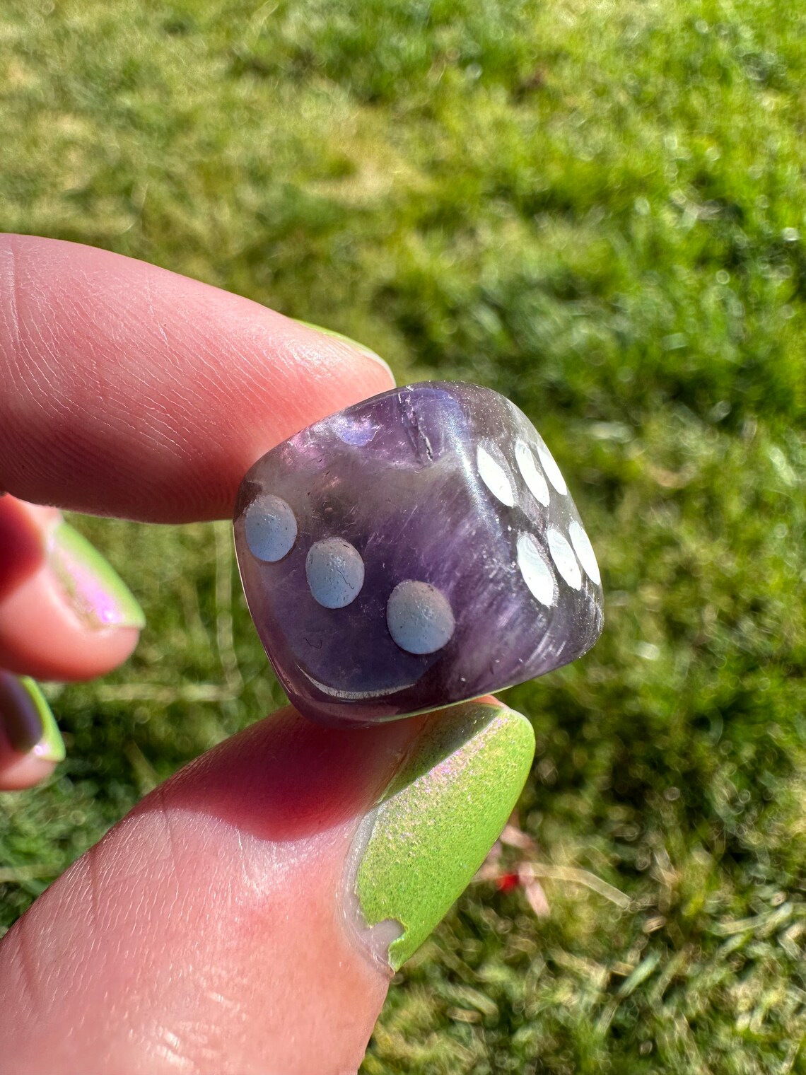 Natural Crystal Dice D6 Six Sided - Etsy