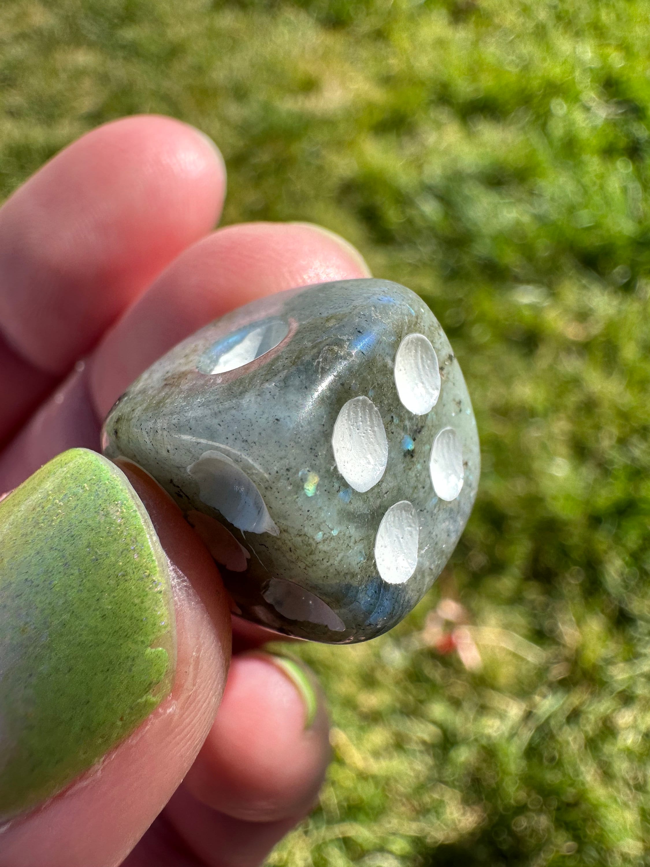 Natural Crystal Dice D6 Six Sided - Etsy