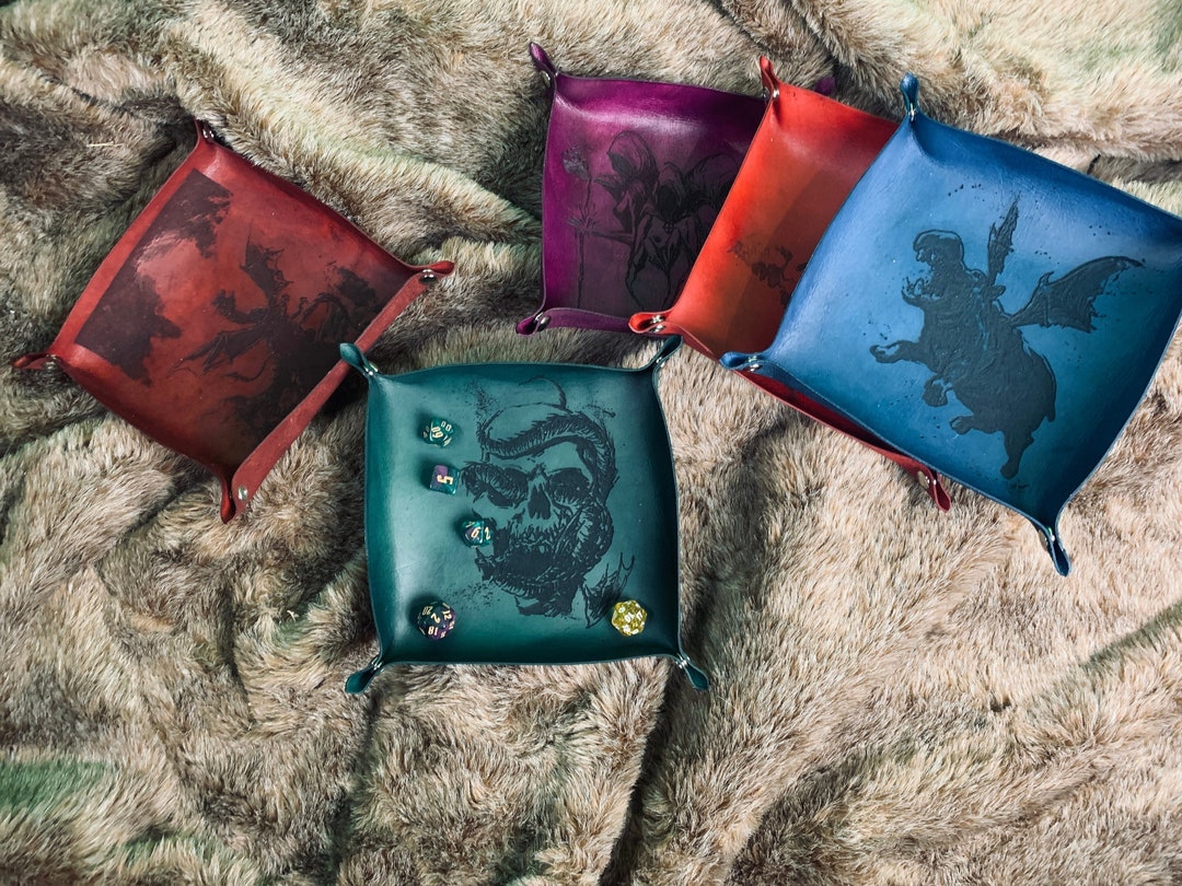 Leather Dice Tray - Etsy