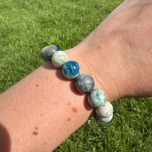 Hackmanite Bracelets 13mm Beads - Etsy