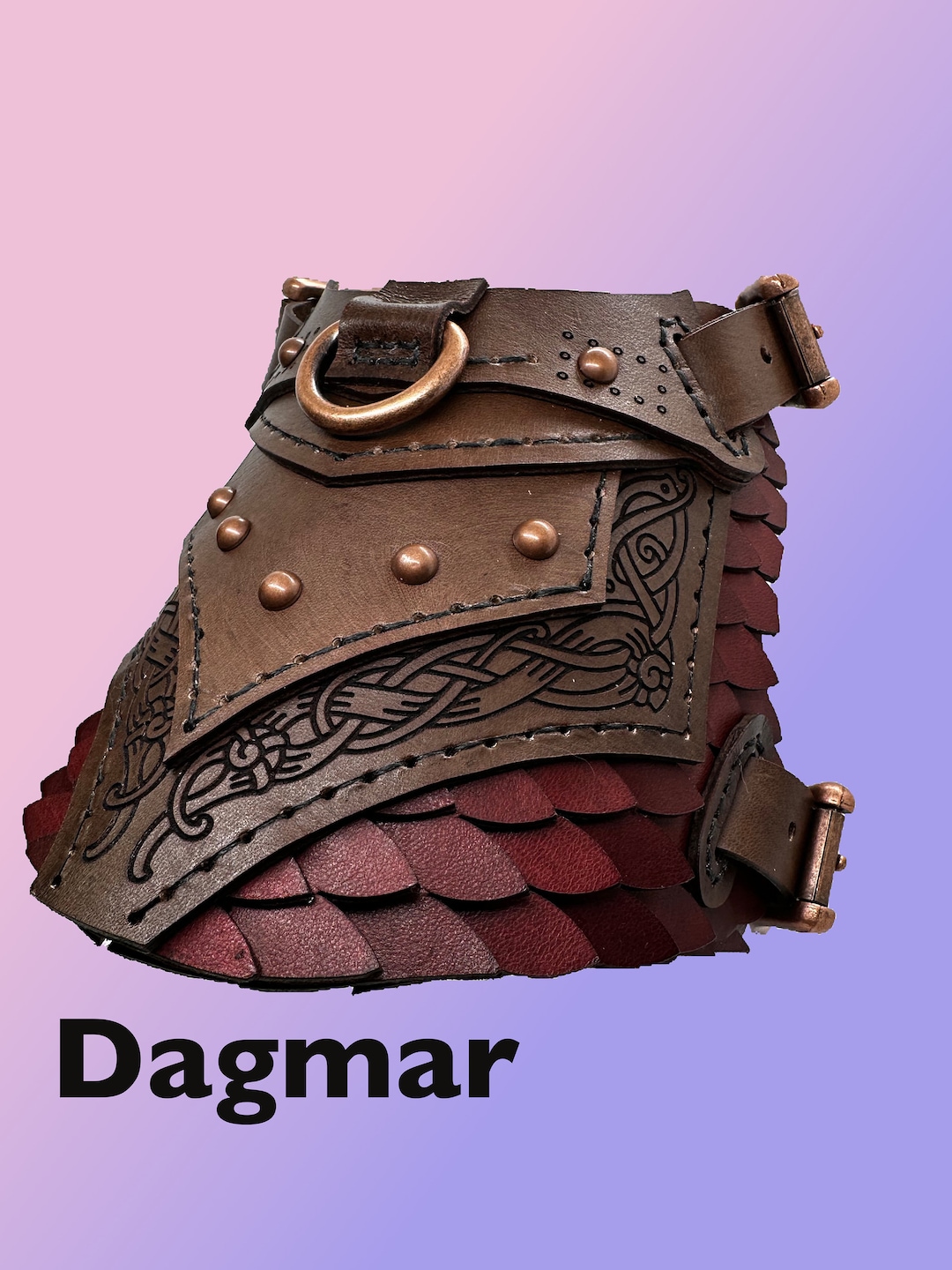 Dagmar Leather Dog Harness Armor - Etsy