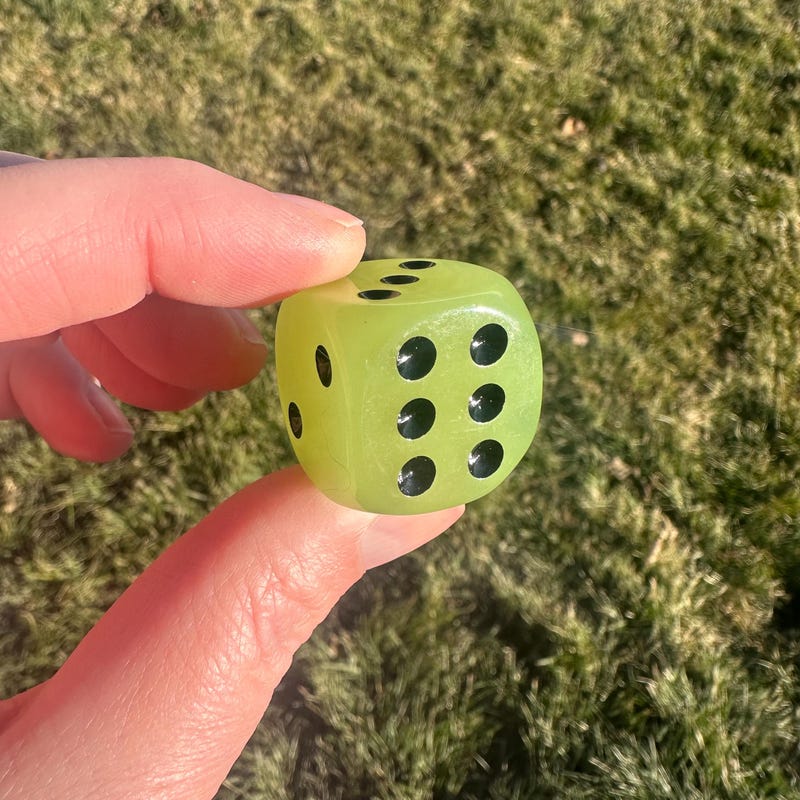 Glowing Dice - Etsy