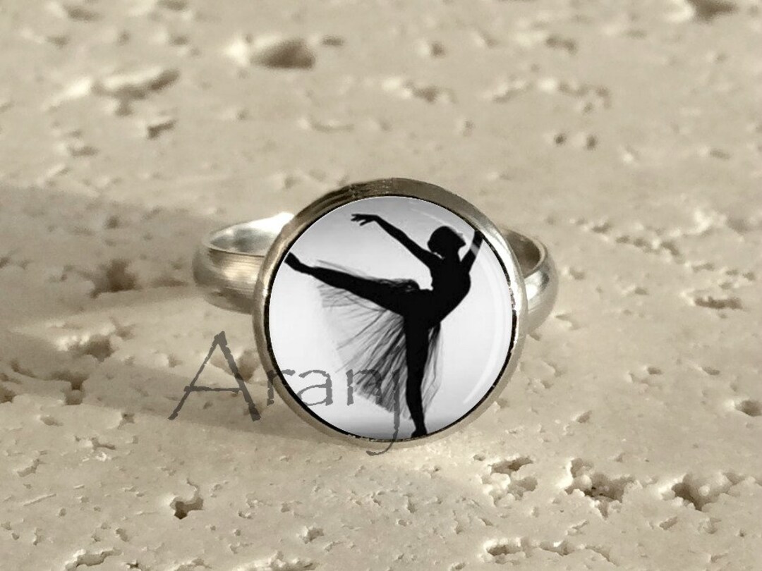 Ballerina Ring, Ballet Ring, Dance Jewelry, Ballerina Jewelry, Ballet ...