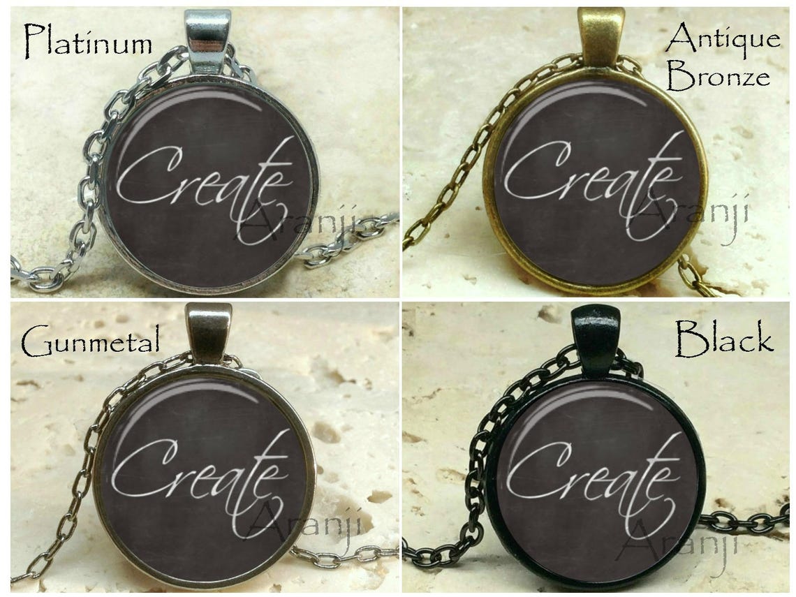 Create Pendant, Create Necklace, Create Jewelry, Inspirational Pendant ...
