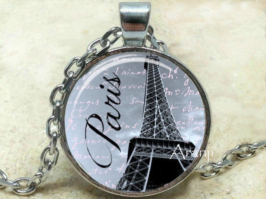 Eiffel Tower Necklace, Eiffel Tower Pendant, Eiffel Tower Jewelry ...