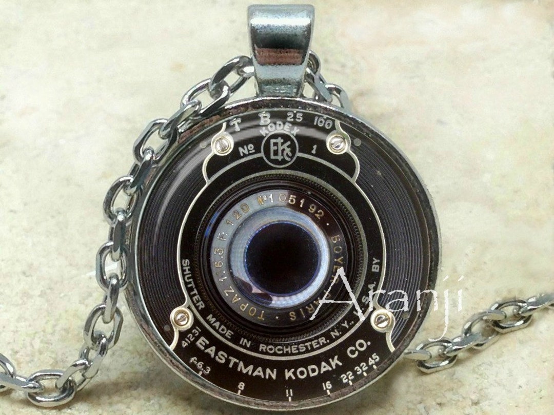 Vintage Camera Art Pendant, Camera Necklace, Camera Jewelry ...