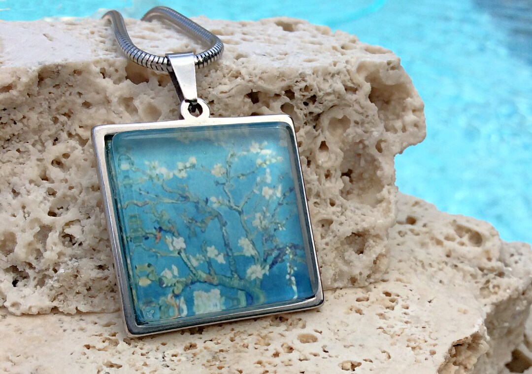 Vincent Van Gogh Almond Blossoms Photo Art Pendant, Almond Blossoms ...