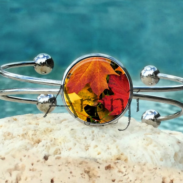 Autumn Leaf Bracelet - Etsy
