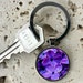 Lilac Keychain, Key Chain, Key Ring, Key Fob, Lilac Flower Keychain ...