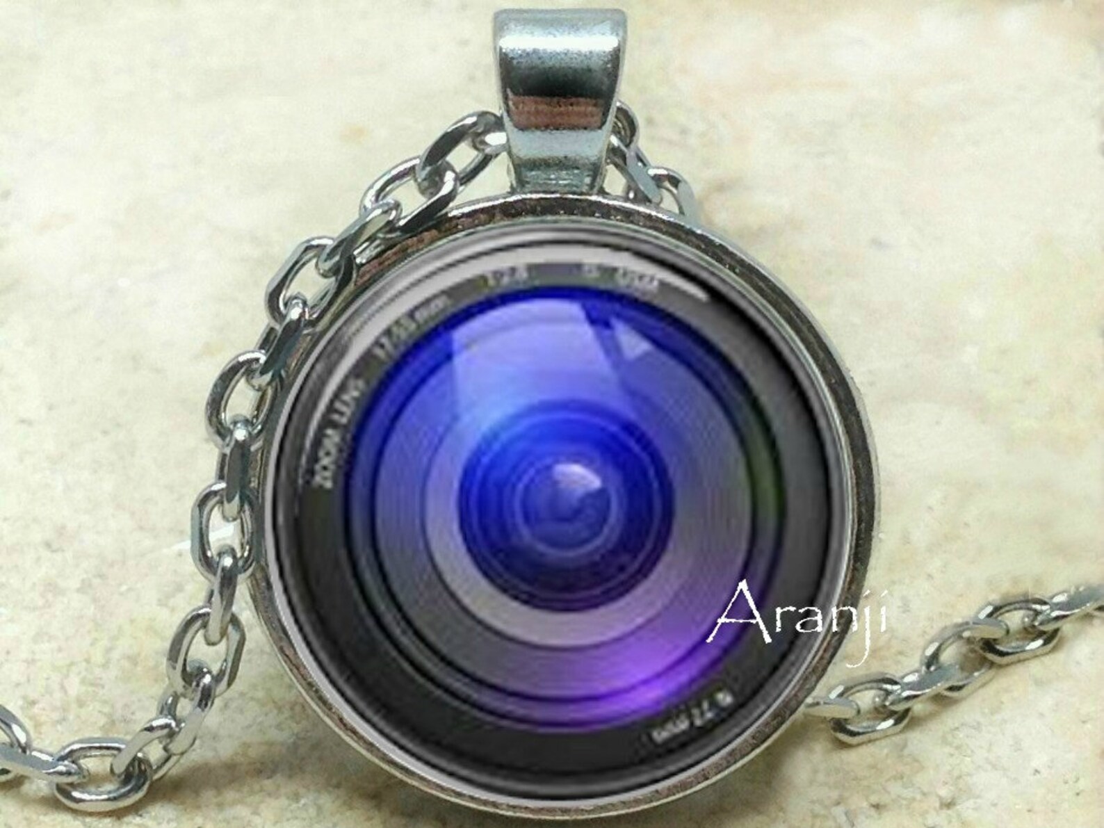 Camera Lens Art Pendant Camera Necklace Camera Jewelry - Etsy