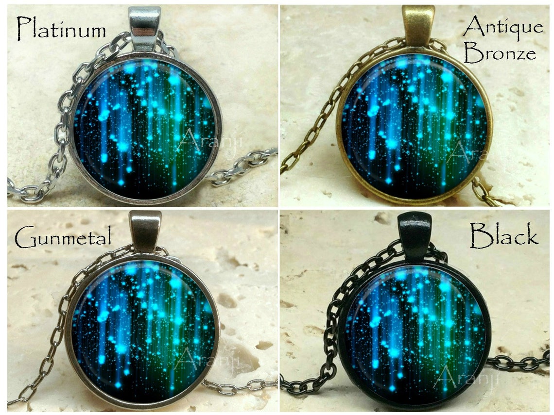 Turquoise Digital Pendant Matrix Necklace Blue Matrix - Etsy