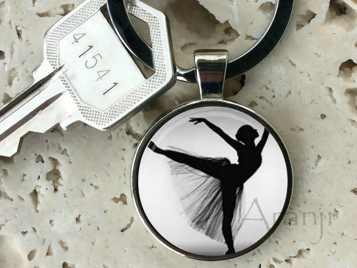 Ballet Keychain, Key Chain, Key Ring, Key Fob, Dancer Keychain, Ballet ...