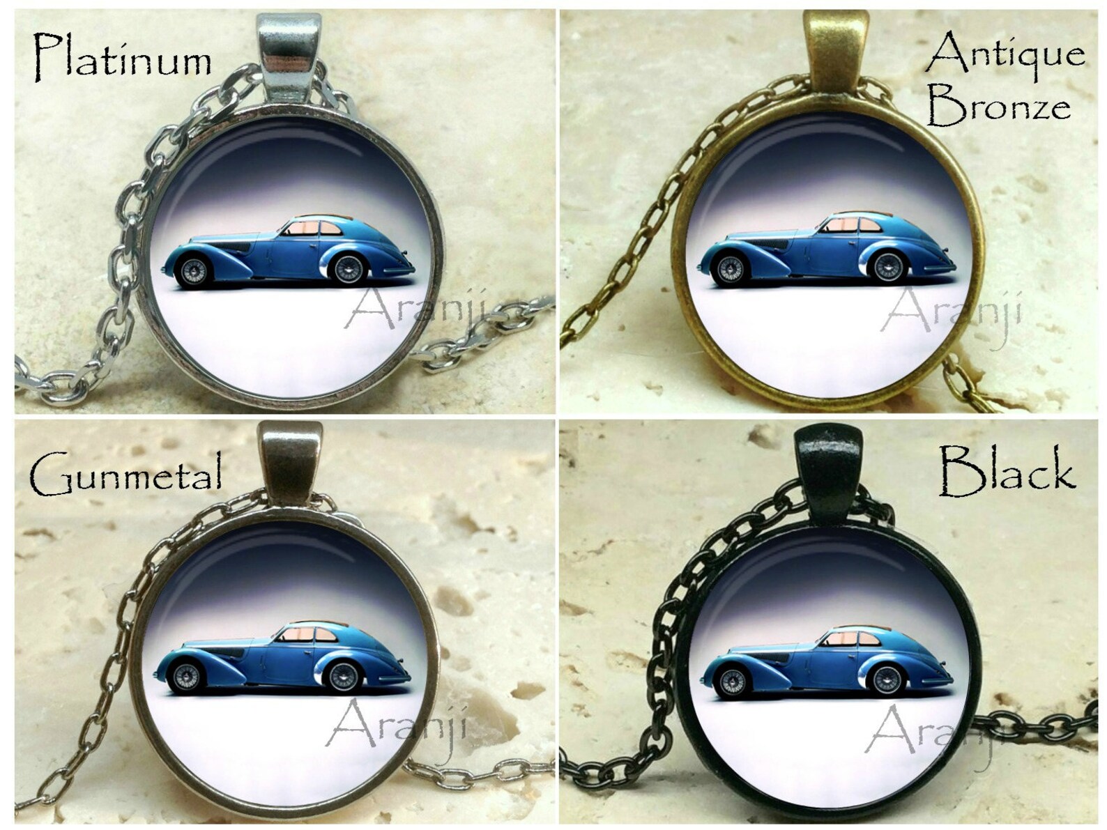 Colgante de coche de lujo colgante de coche vintage collar - Etsy España