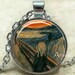 Edvard Munch the Scream Art Pendant, the Scream Necklace, the Scream ...