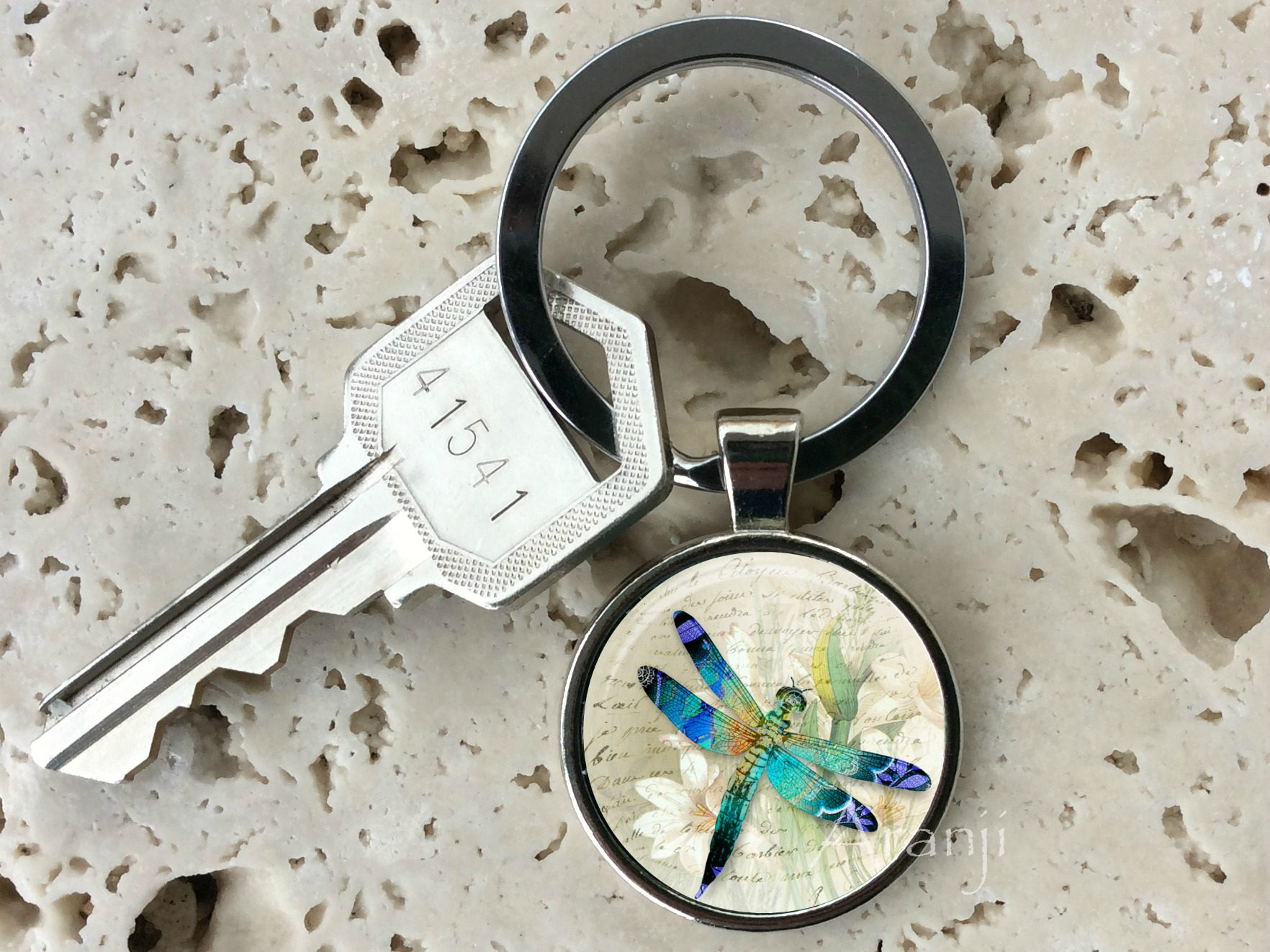 Dragonfly Keychain Key Chain Key Ring Key Fob Dragonfly - Etsy