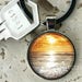 Sunset Keychain, Key Chain, Key Ring, Key Fob, Sunrise Keychain, Sunset ...