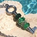Bright Emerald Green Key Necklace, Dark Green Key Pendant, Key Pendant ...