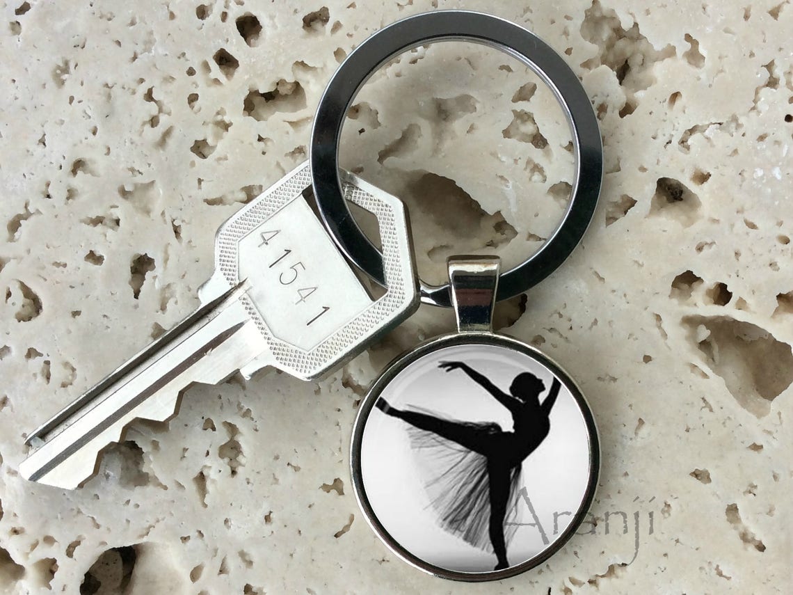 Ballet Keychain Key Chain Key Ring Key Fob Dancer - Etsy