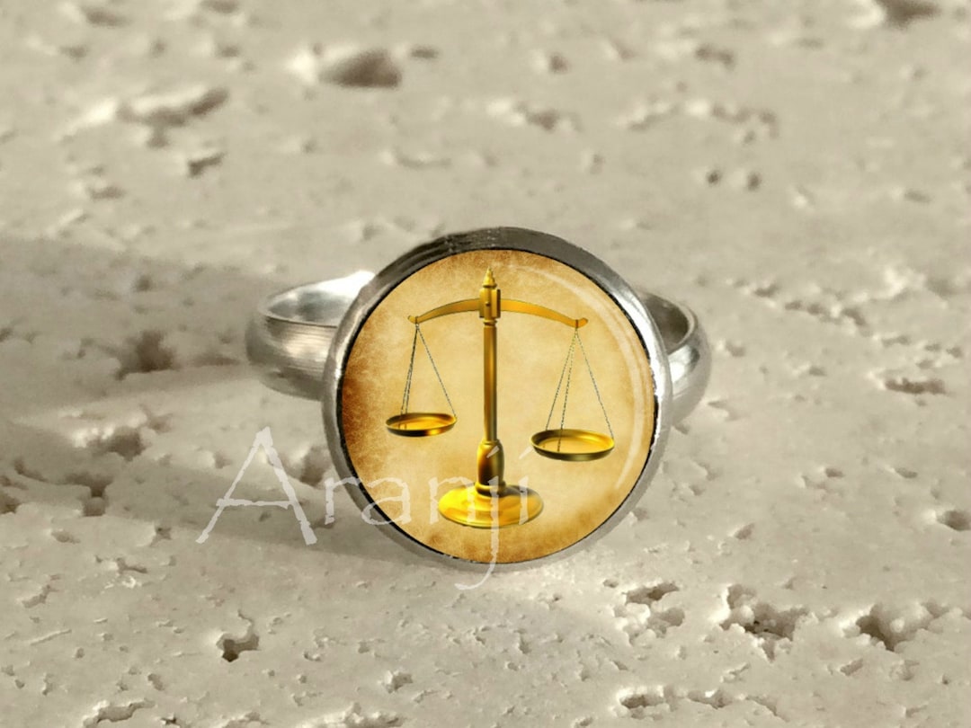 Scales of Justice Ring, Lawyer Ring, Justice Jewelry, Scales of Justice ...