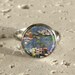 Monet Waterlilies Ring, Waterlilies Adjustable Ring, Fine Art Ring ...