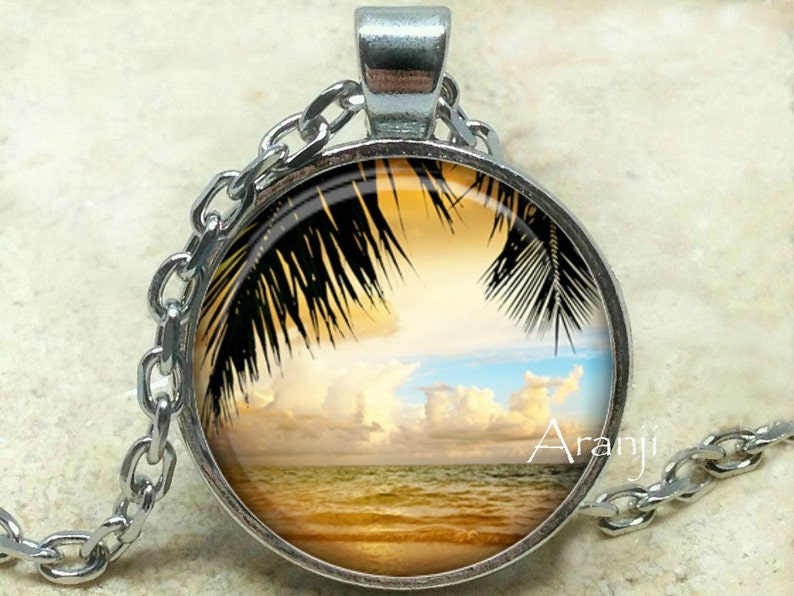 Sunrise Art Pendant Sunrise Necklace Sunrise Jewelry - Etsy