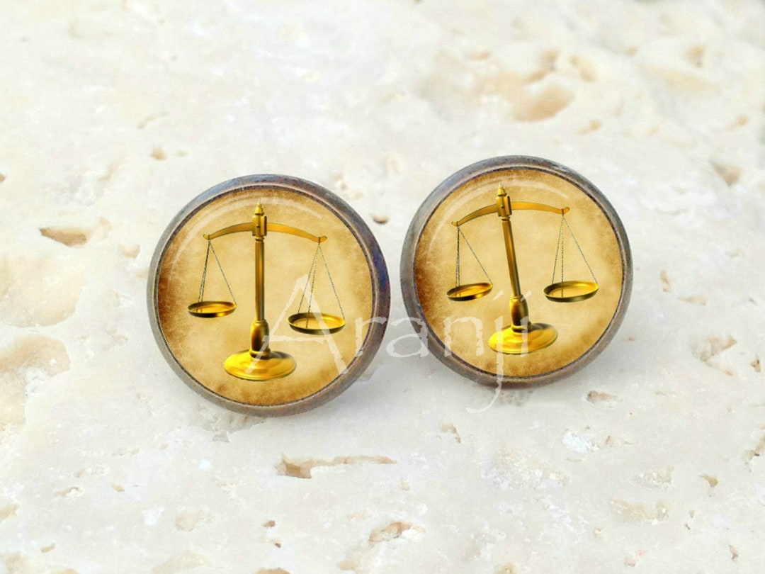 Scales of Justice Earrings, Lawyer Earrings, Gift for Lawyer, Law ...