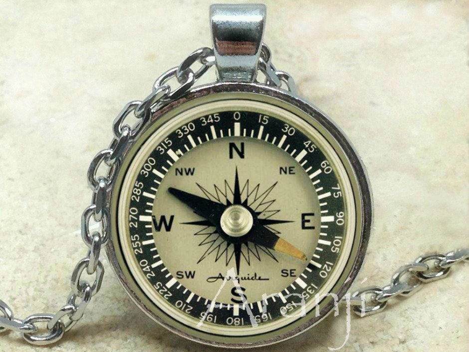 Compass Dial Art Pendant Compass Art Pendant Compass - Etsy