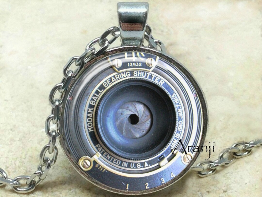Vintage Camera Art Pendant, Camera Necklace, Camera Jewelry ...