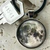 Moon Keychain Half Moon Keychain Personalized Moon Keychain Initial ...
