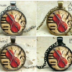 Cello Art Pendant, Cello Necklace, Cello Pendant, Cello Jewelry, Music ...