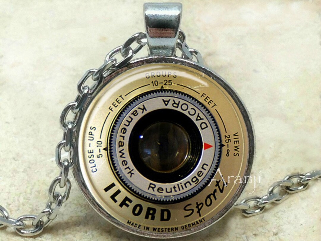 Vintage Camera Art Pendant, Camera Necklace, Camera Jewelry ...