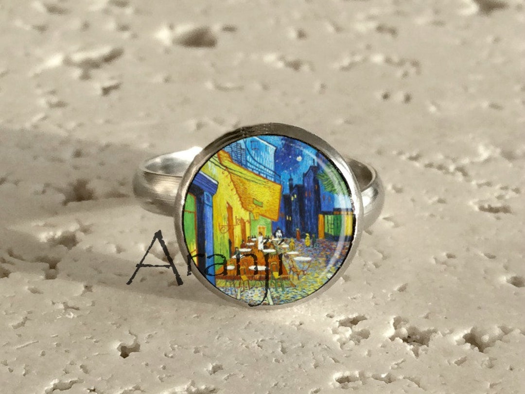 Van Gogh Cafe at Night Ring, Fine Art Ring, Van Gogh Jewelry ...